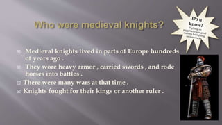 Medieval knights | PPTX