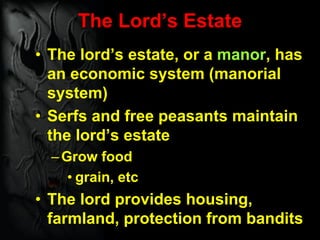 Medieval Life: Feudalism & Peasants slideshare | PPTX