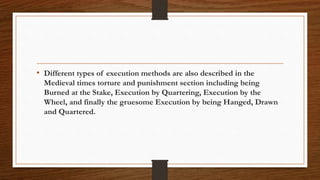 Medieval life and times | PPTX