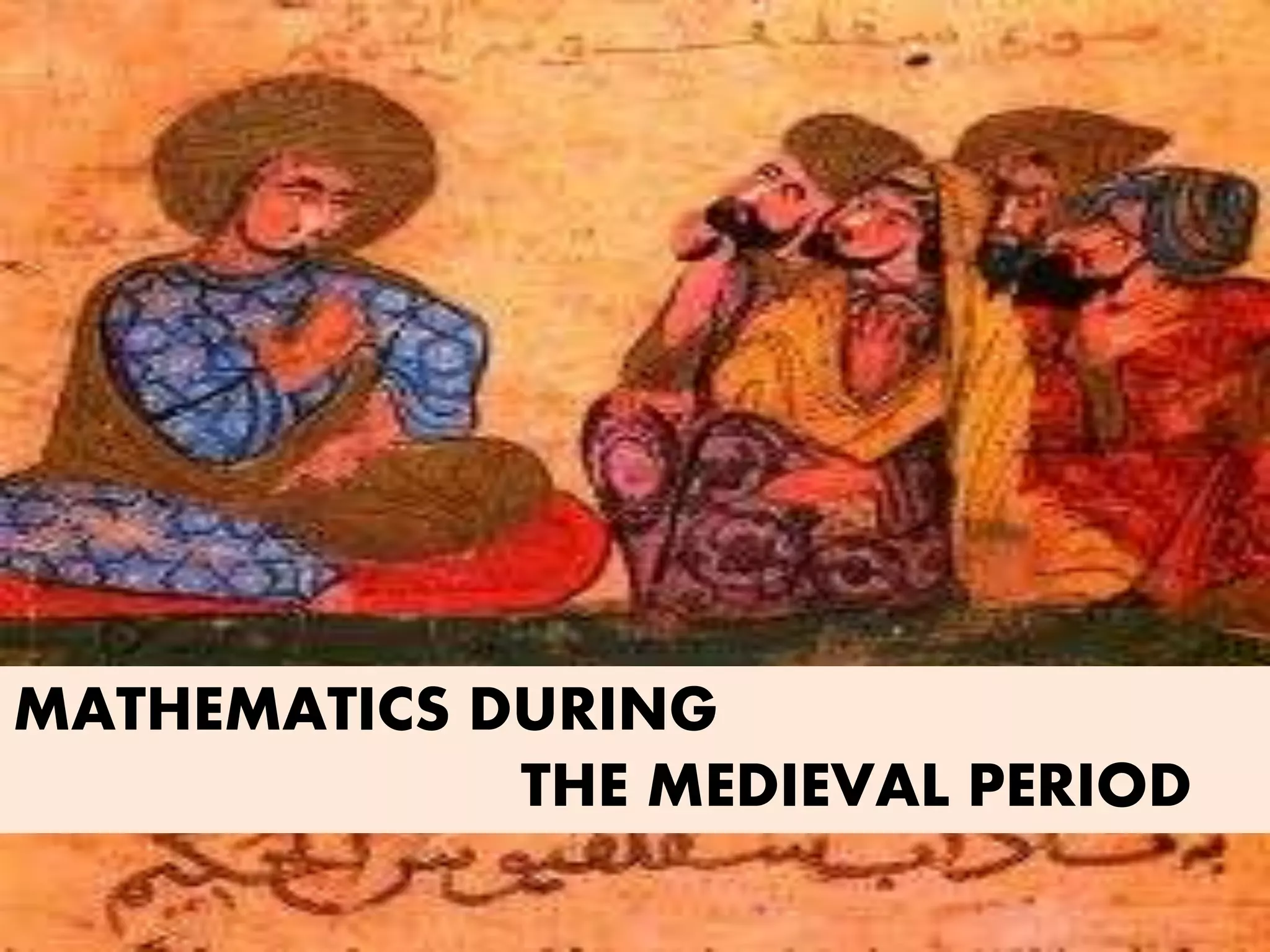 Medieval mathematics | PPTX