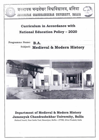 Medieval & Modern history syllabus of jncu .pdf