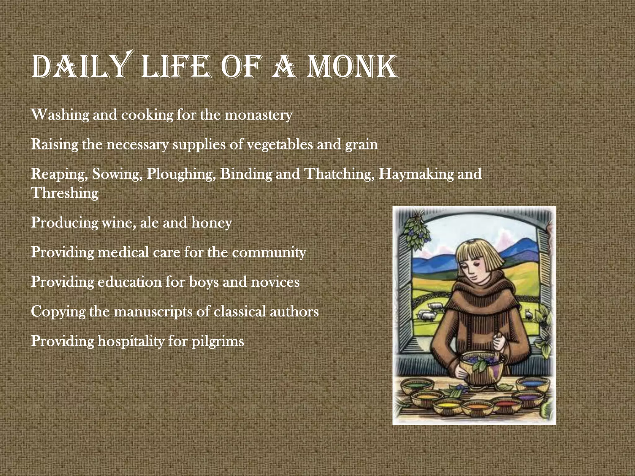 Medieval monks ellen buckley | PDF