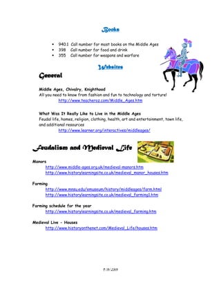 Medieval museum resources | PDF