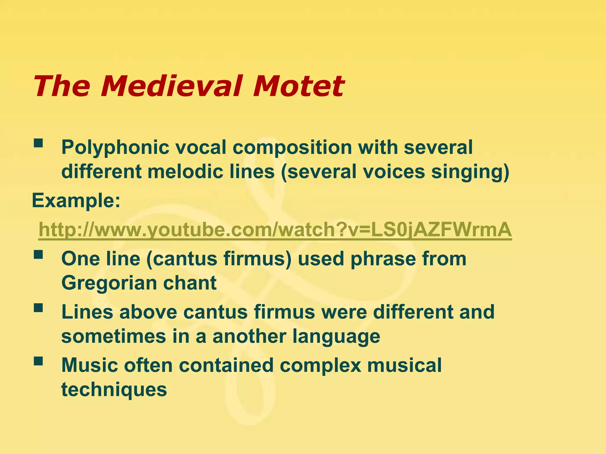 Medieval music | PPS