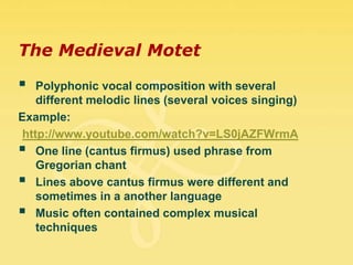 Medieval music | PPS
