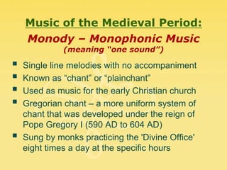 Medieval music | PPS