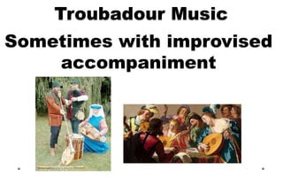 Medieval music. gregorian vs. troubador | PPTX
