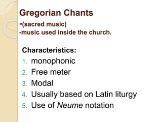 Medieval music | PPTX