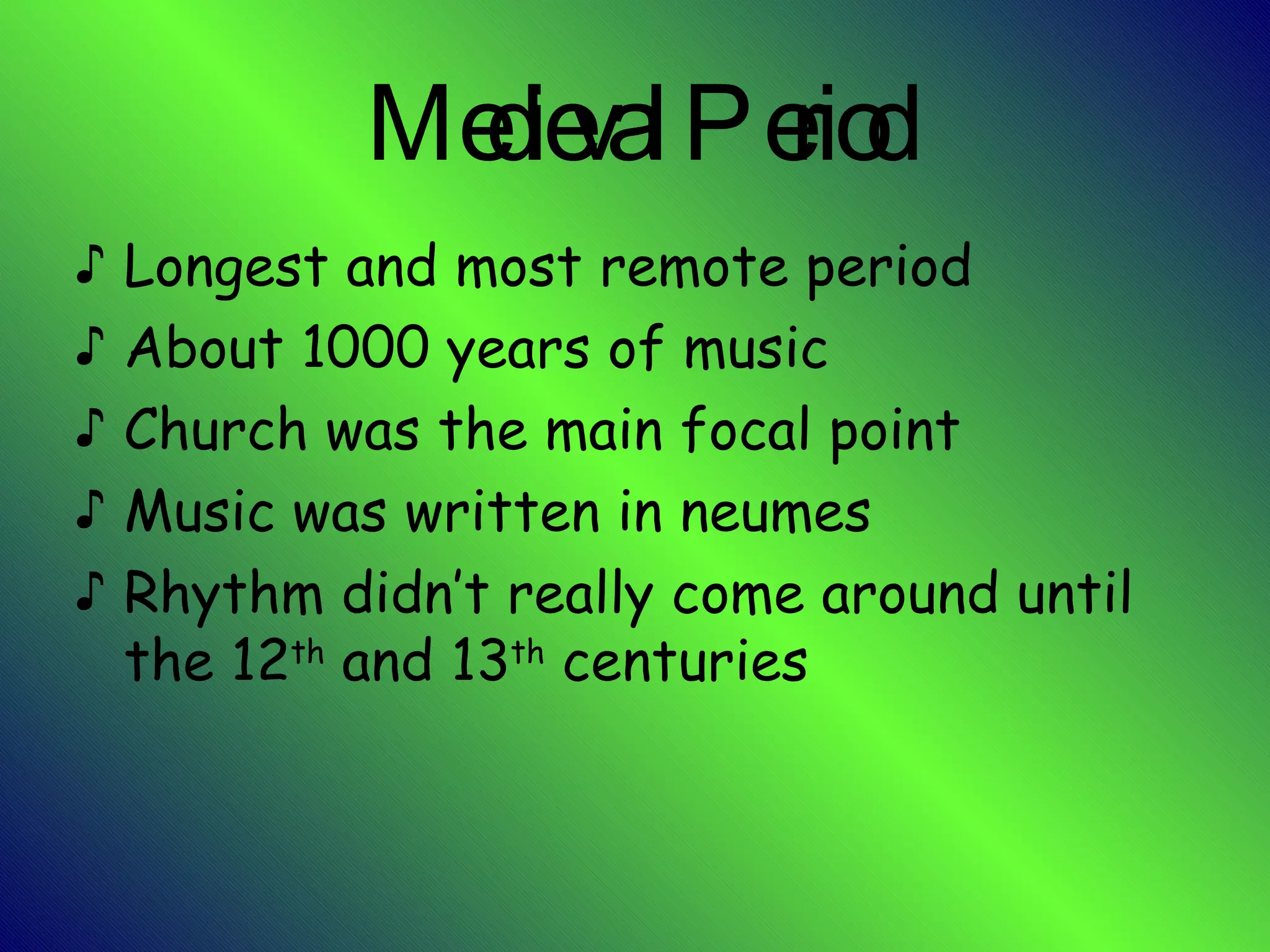 Medieval Period | PPT
