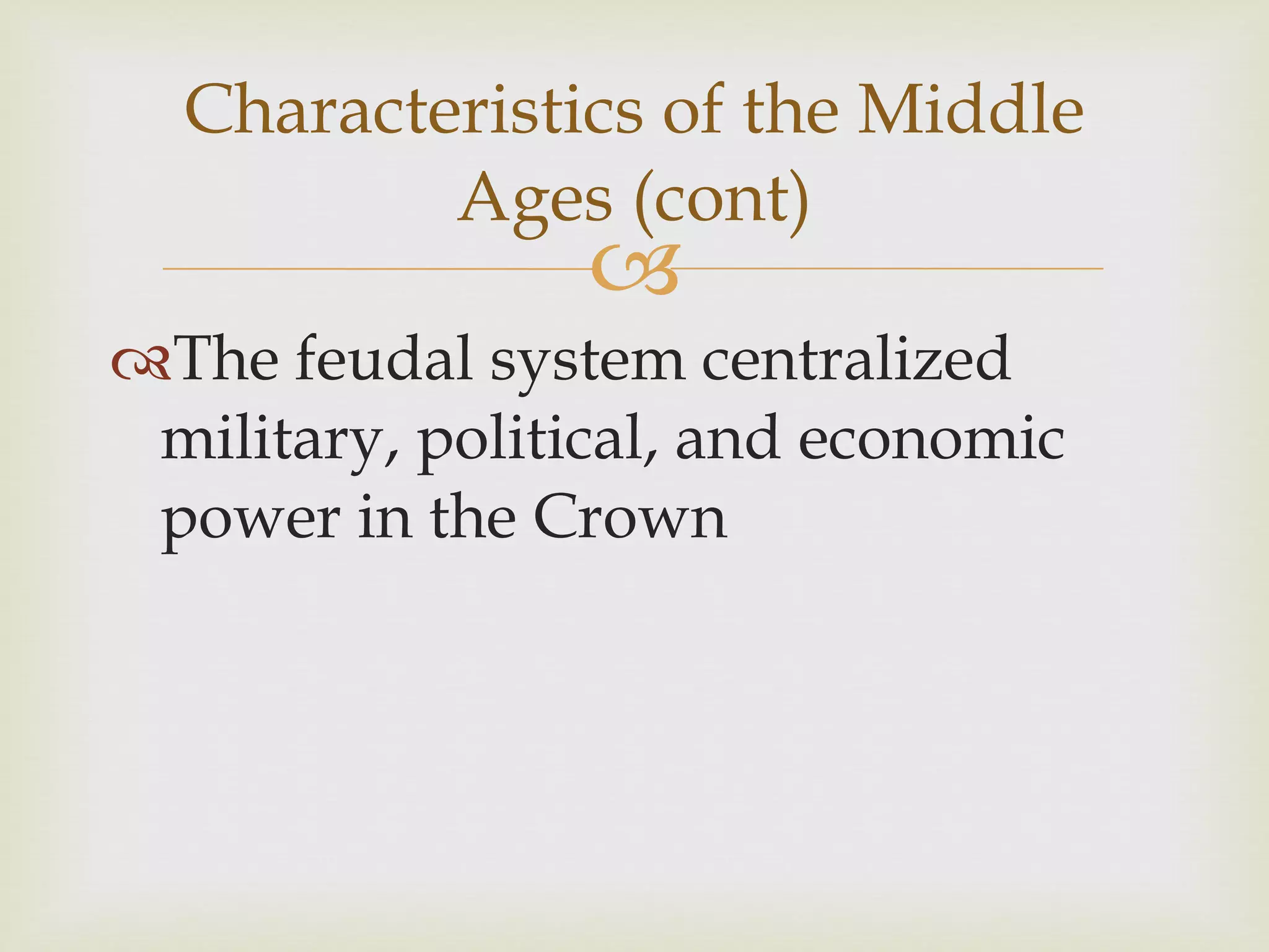 Medieval period | PPT