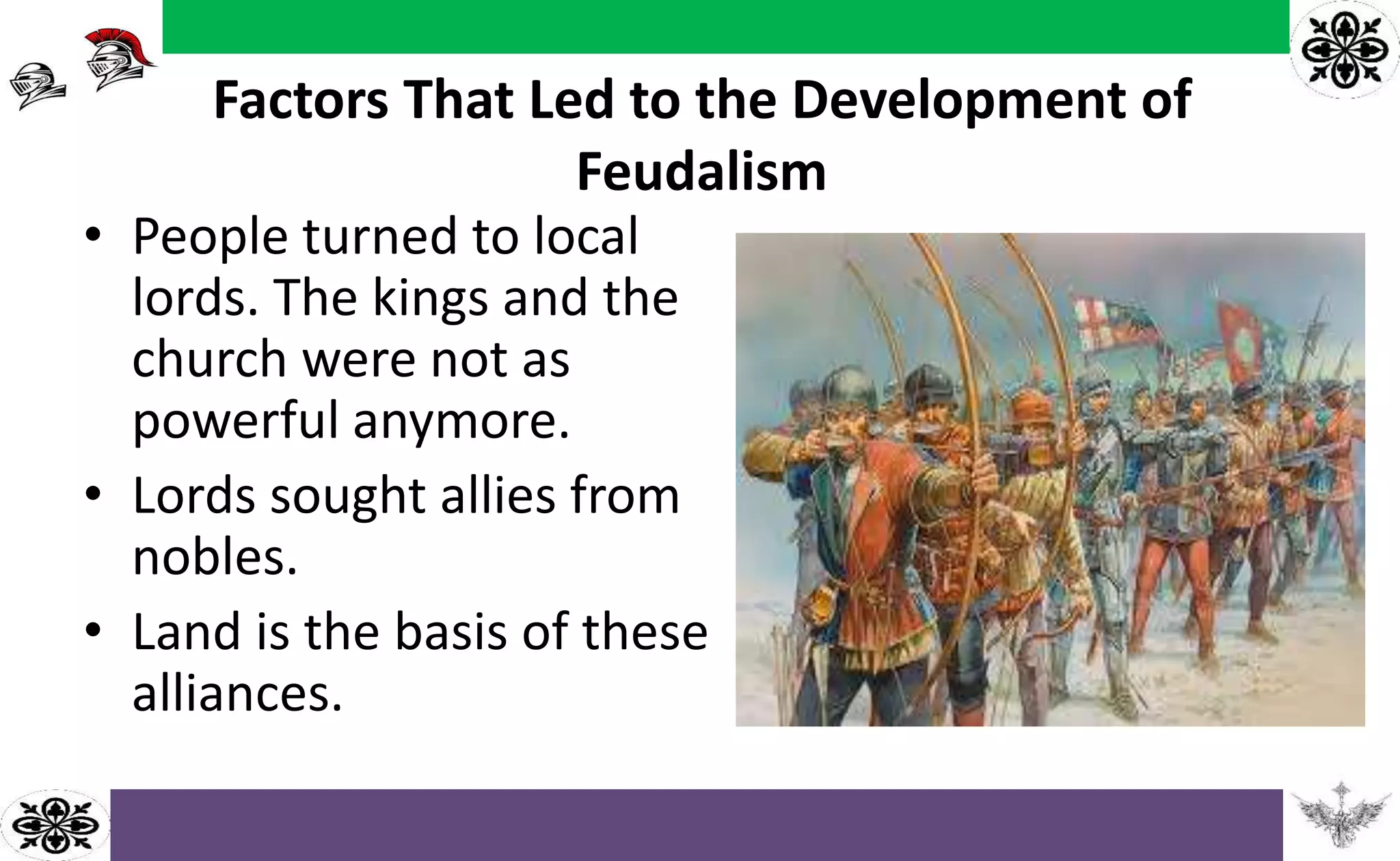 Introduction to the Medieval Period - Feudalism | PPTX