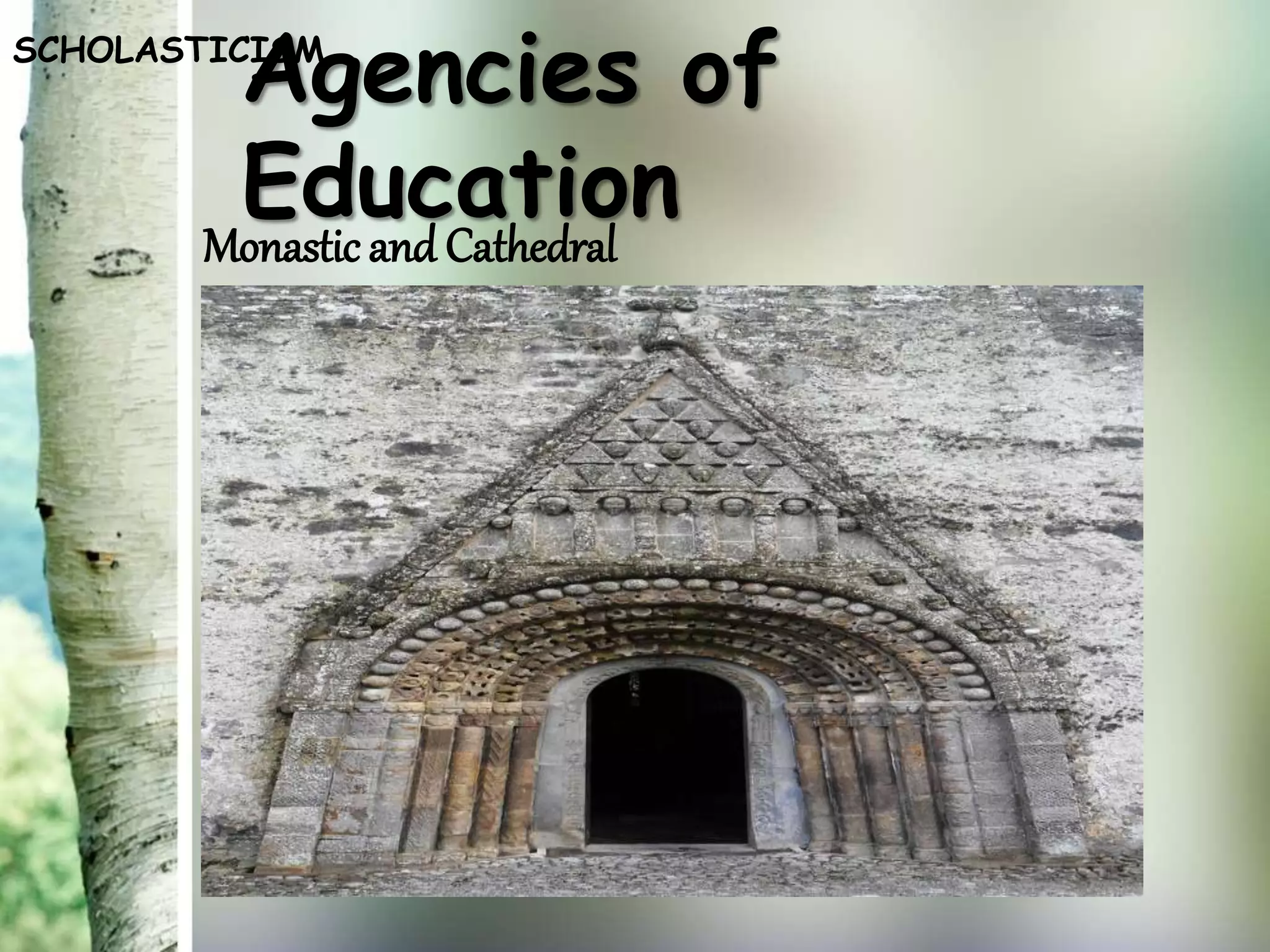 FOUNDATION OF EDUCATION DURING MEDIEVAL PERIOD | PPSX