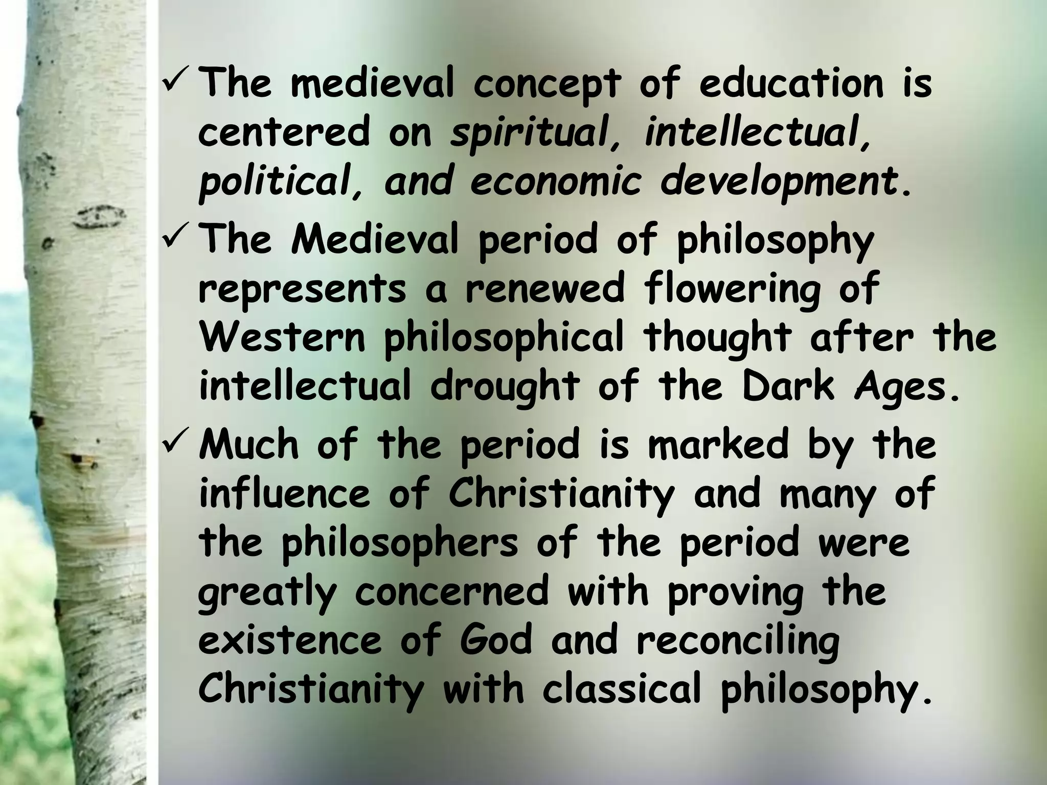 FOUNDATION OF EDUCATION DURING MEDIEVAL PERIOD | PPSX