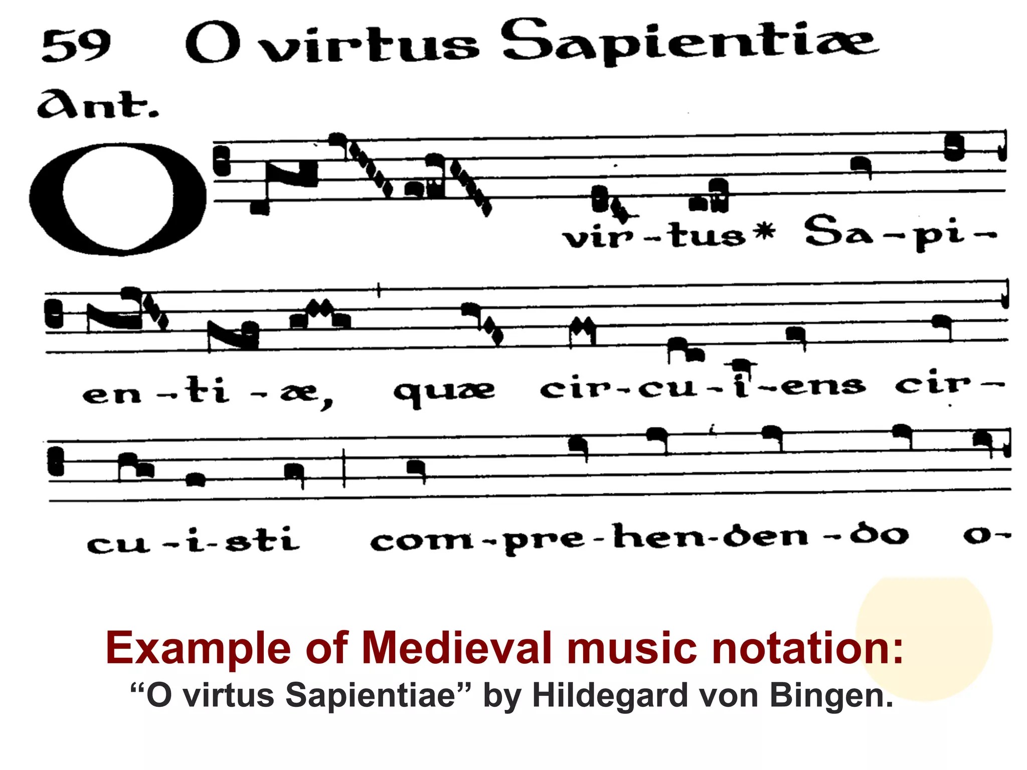 Music of the Medieval Period | PPT