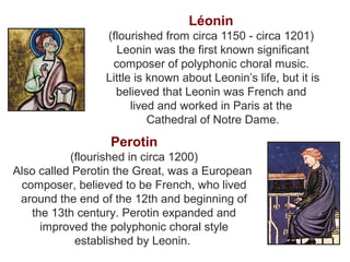 Music of the Medieval Period | PPT