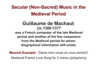 Music of the Medieval Period | PPT