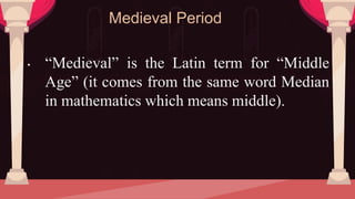 The Literature during MEDIEVAL PERIOD.pptx