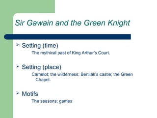 Medieval Period English Literature**.ppt