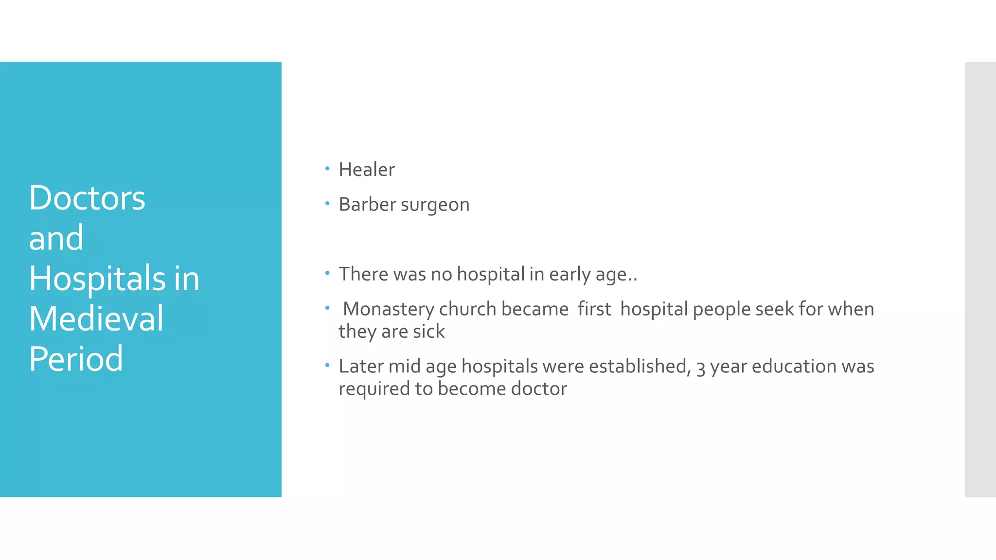 Medieval period medicine | PPTX