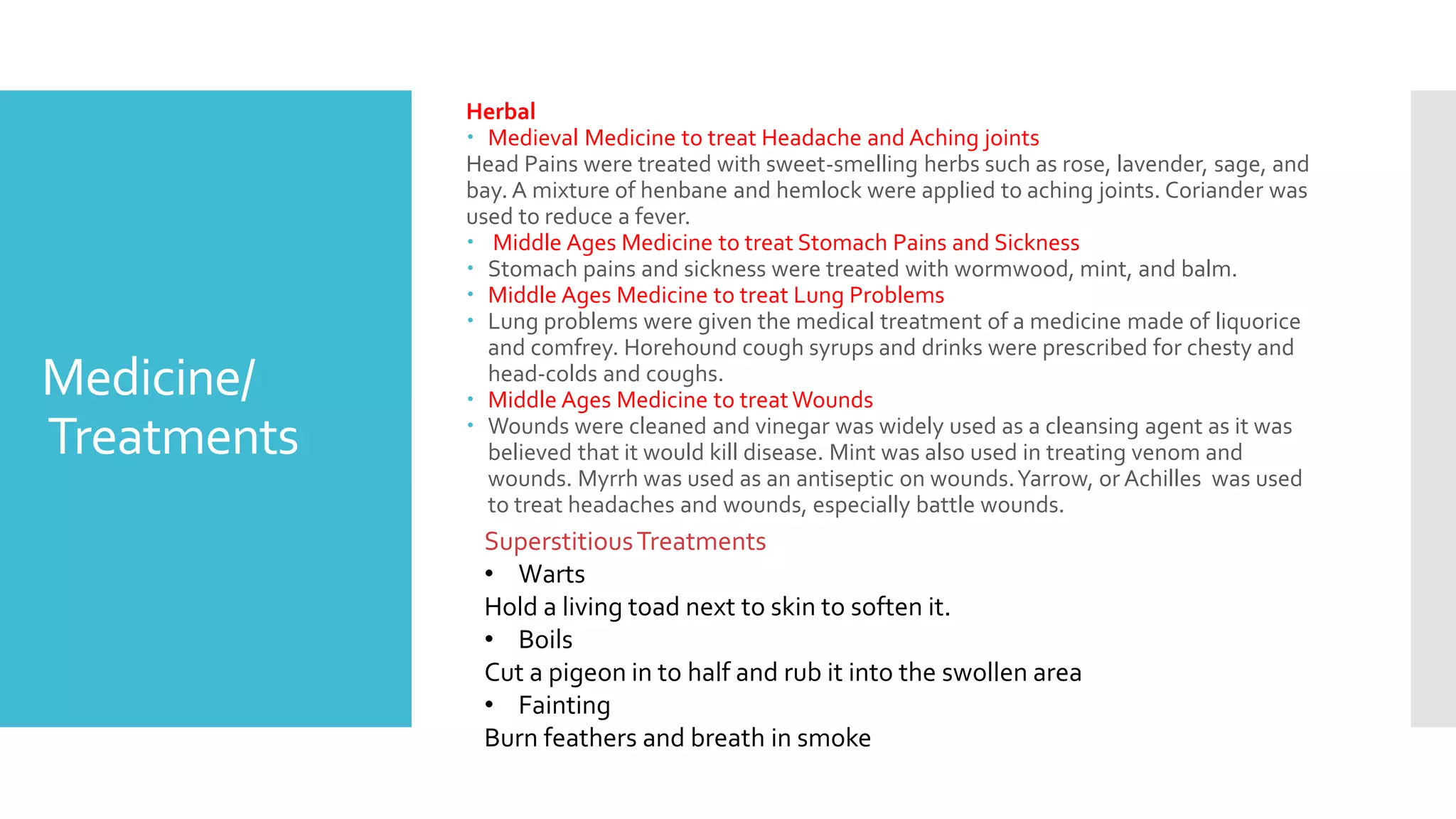 Medieval period medicine | PPTX