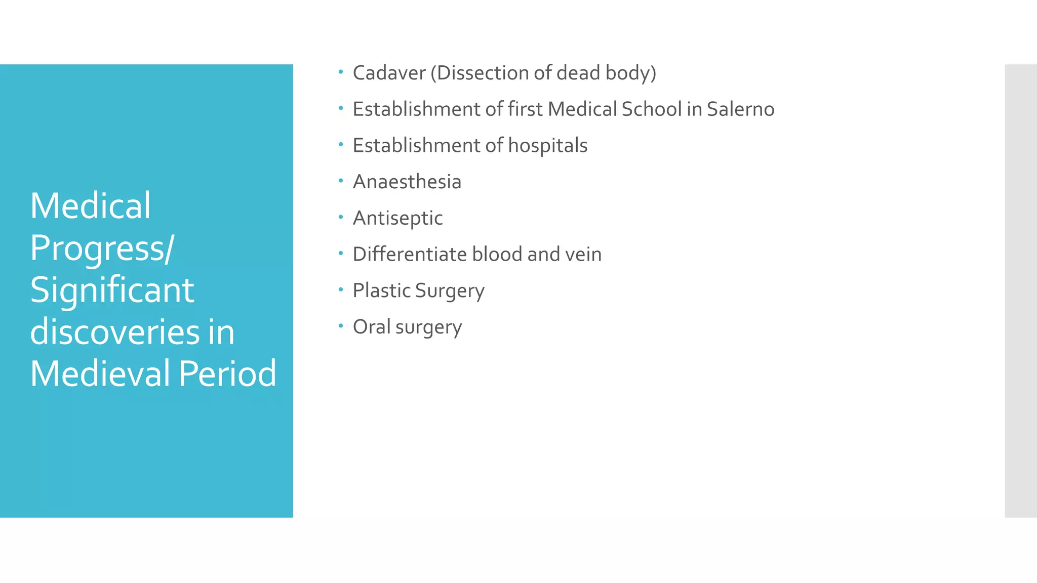 Medieval period medicine | PPTX