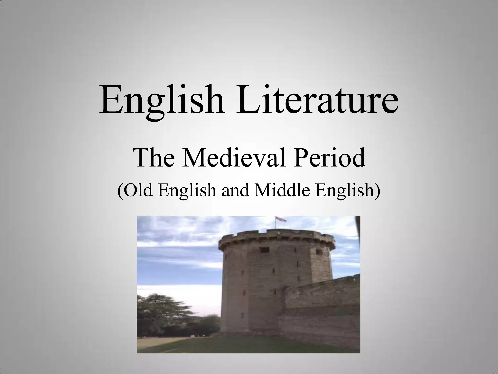 Medieval period powerpoint | PPT