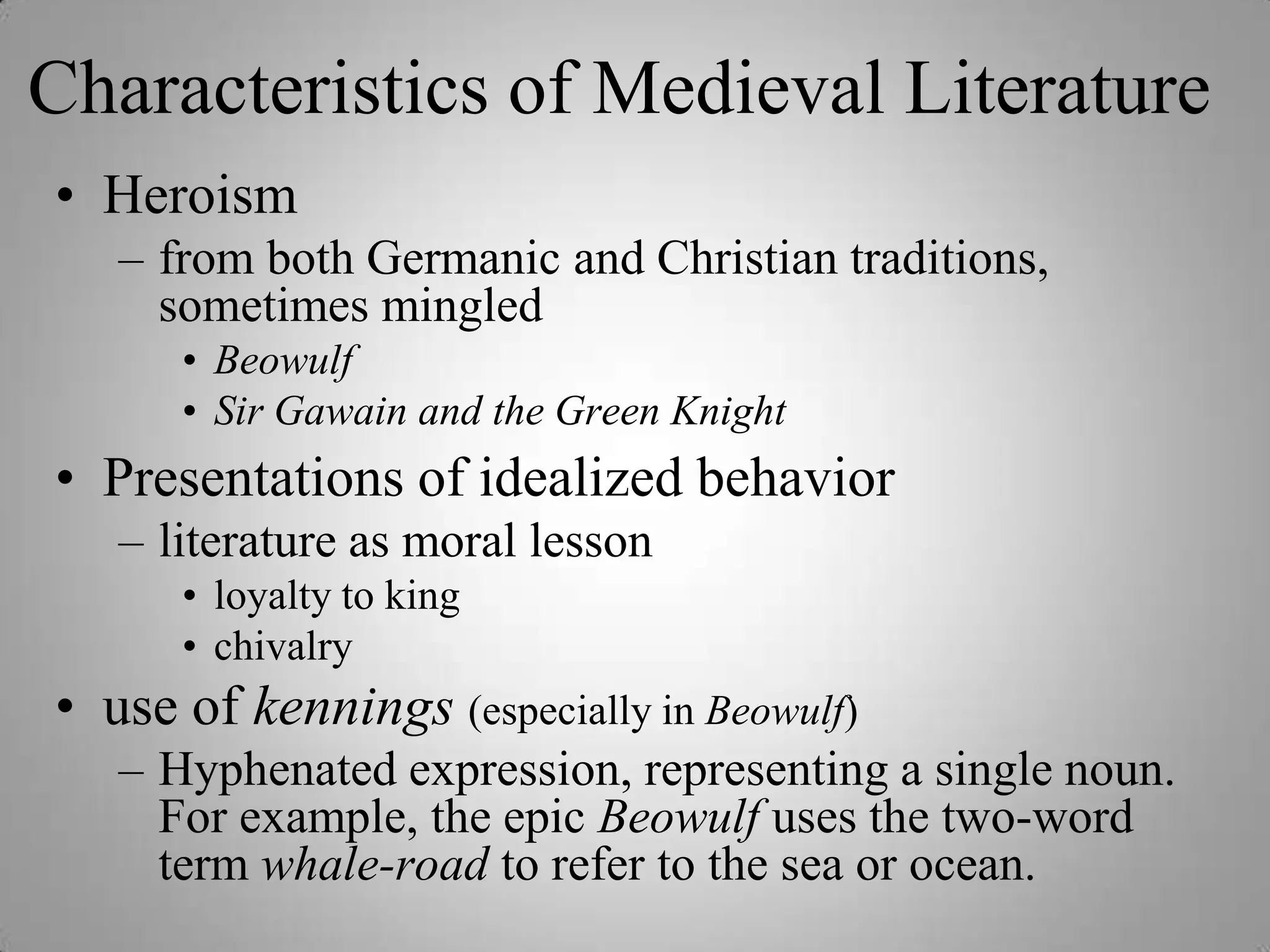 Medieval period powerpoint | PPT