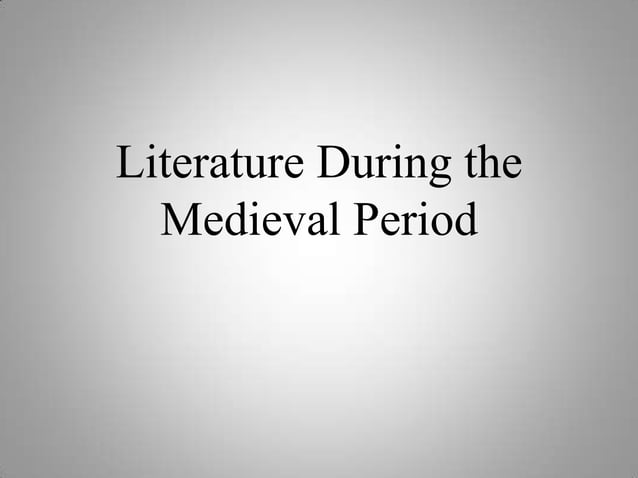 Medieval period powerpoint | PPT