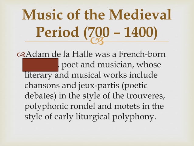 Medieval, renaissance and baroque period music quarter 1 | PPTX ...