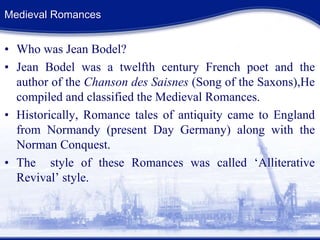 Medieval romances | PPTX