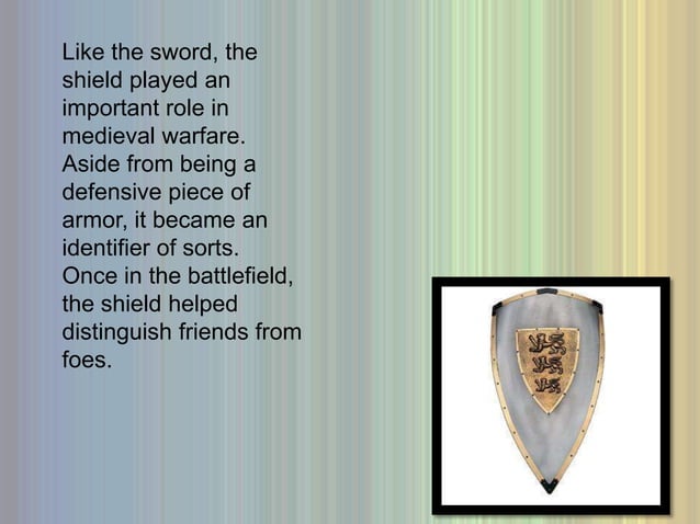 Medieval Shields on a Battlefield | PPT