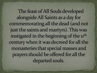 Medieval Souling at Halloween | PPTX