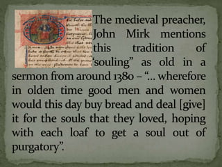 Medieval Souling at Halloween | PPTX