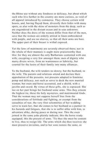 Medieval Sourcebook Tacitus Germania, trans. Thomas GordonInt.docx