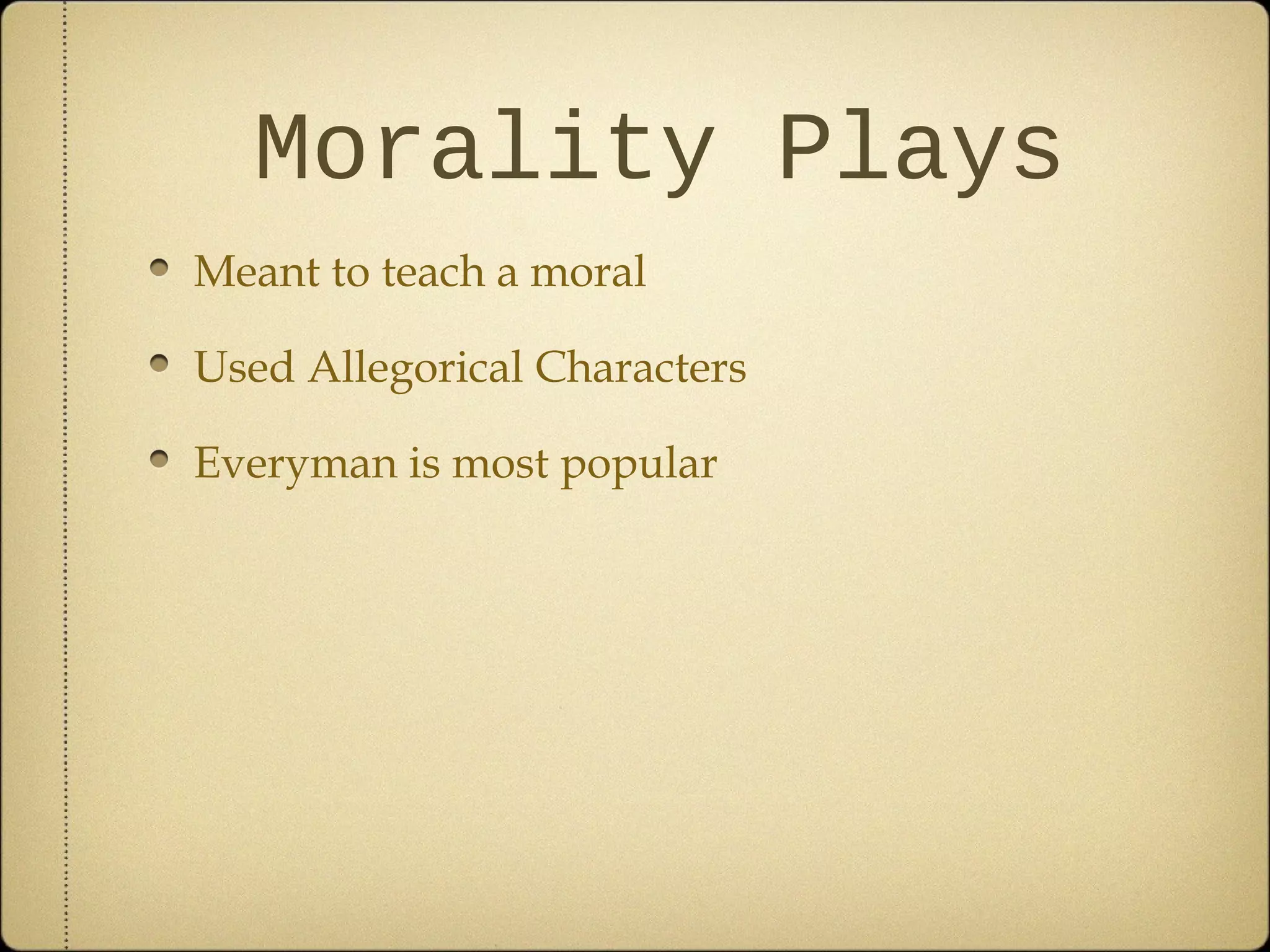 Medieval Theatre - Theatre I | PPT | Christianity | Religion & Spirituality