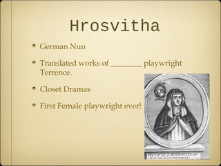 Medieval Theatre - Theatre I | PPT