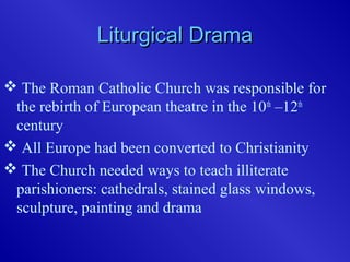 Medieval theatre | PPT