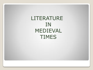 Medieval times in history | PPTX