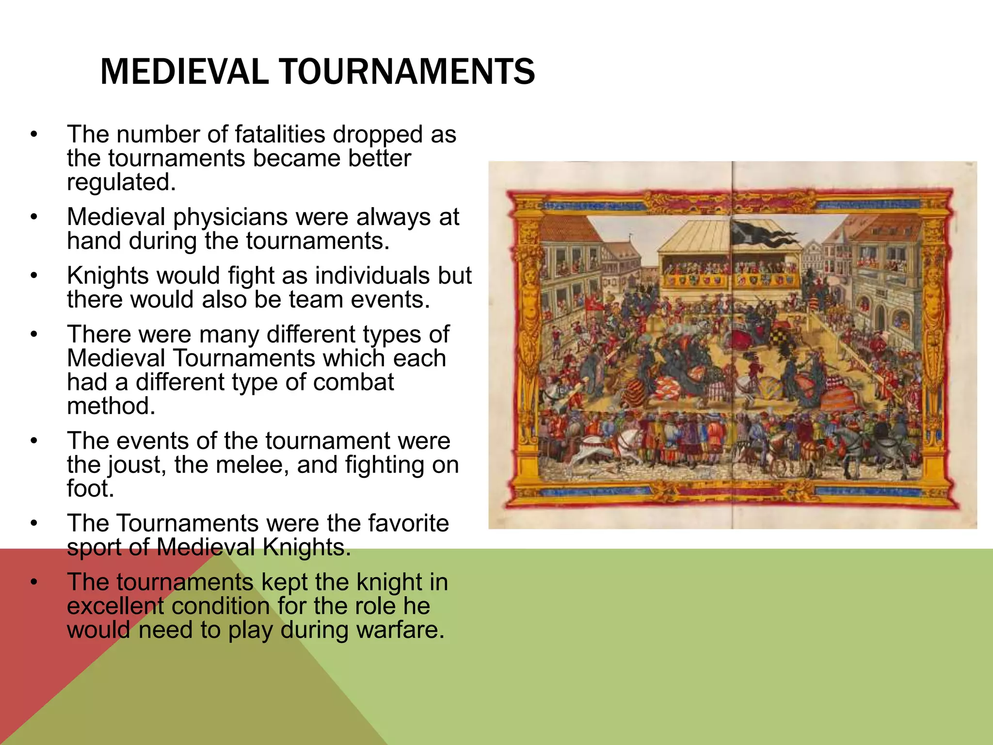 Medieval Tournaments | PPTX