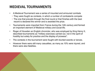 Medieval Tournaments | PPTX