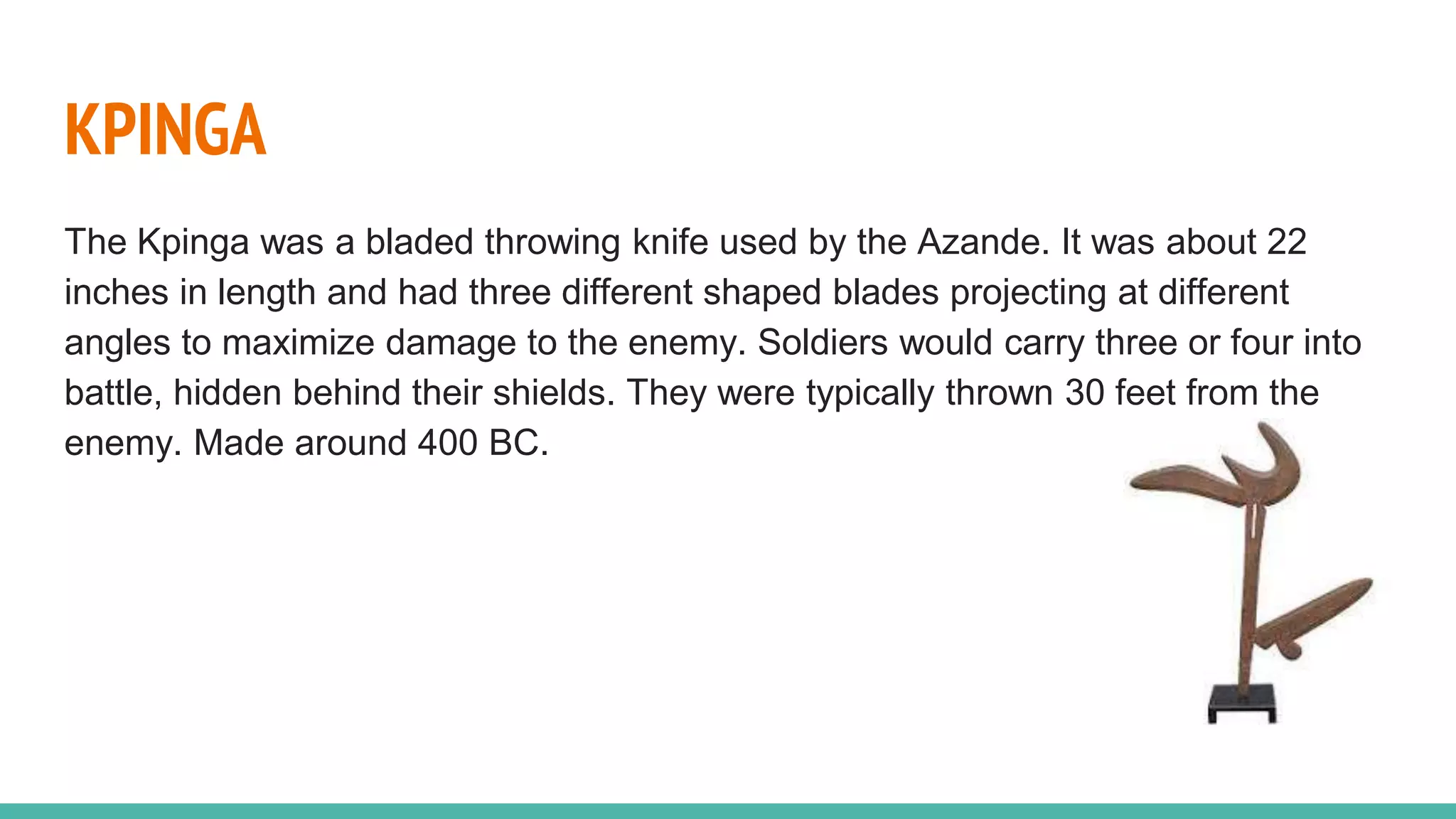 Medieval Weaponry | PPTX