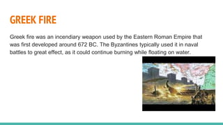 Medieval Weaponry | PPTX