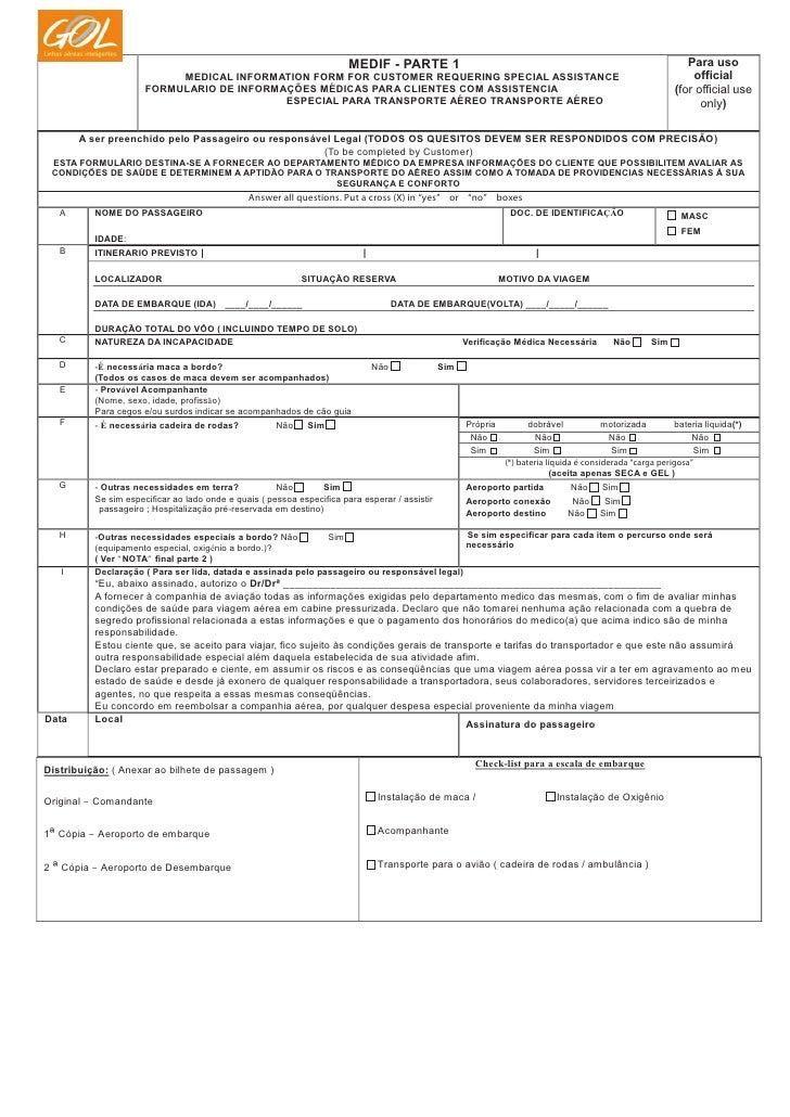 Formulário Medif