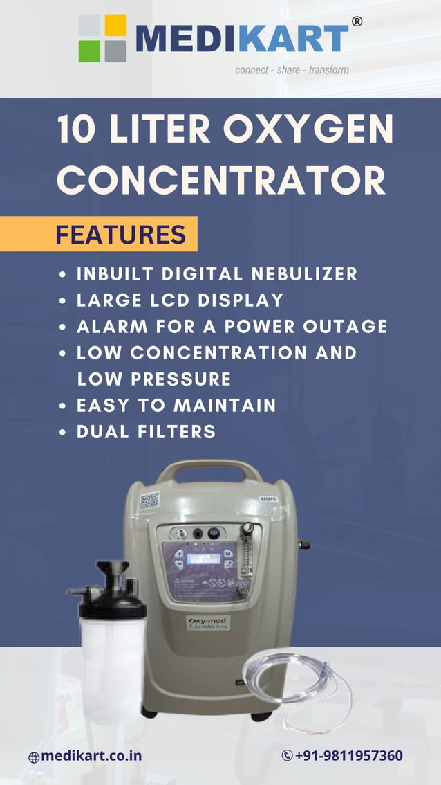 Oxymed Oxygen Concentrator | MediKart healthcare systems | PDF