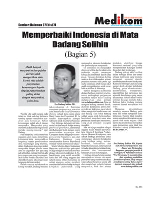 Memperbaiki Indonesia di Mata Dadang Solihin | PDF