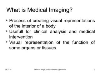 Medical Image Analysis and Its Application | PPT