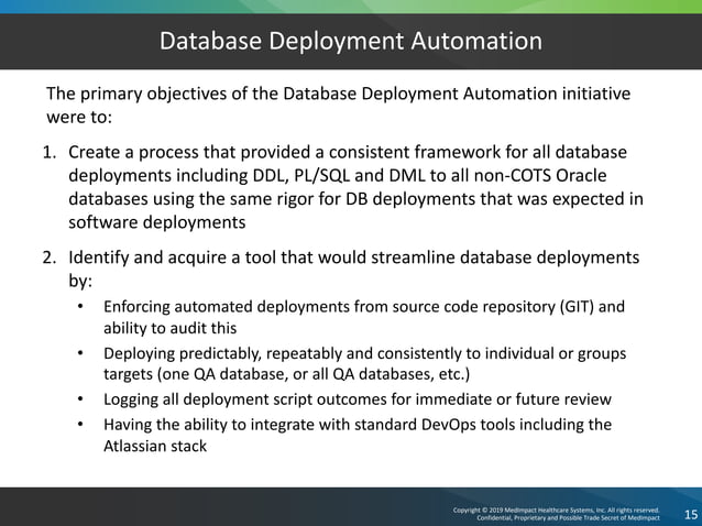MedImpact’s Journey to Database Deployment Automation | PPT