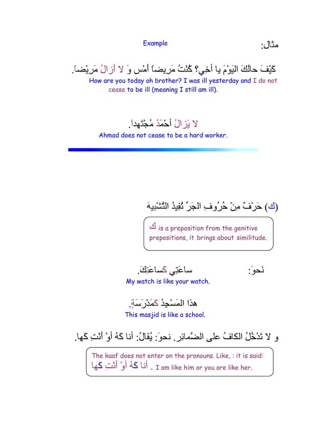 Medina Arabic - book 2 (translated notes) | DOC | Islam | Religion ...