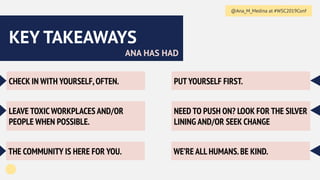 Navigating Mental Health as a Human - Write/Speak/Code 2019 | PDF