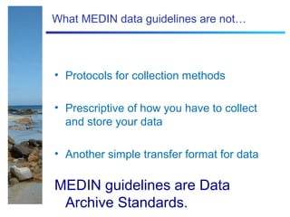 MEDIN data guidelines | PPT